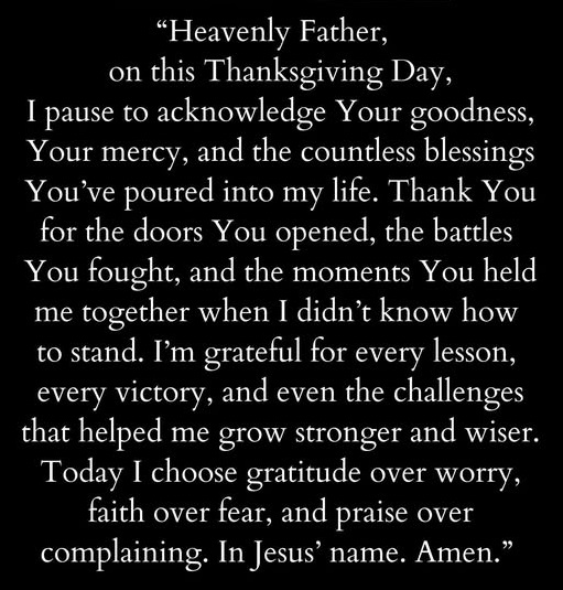 A Thanksgiving Day Prayer – Rhemalogy